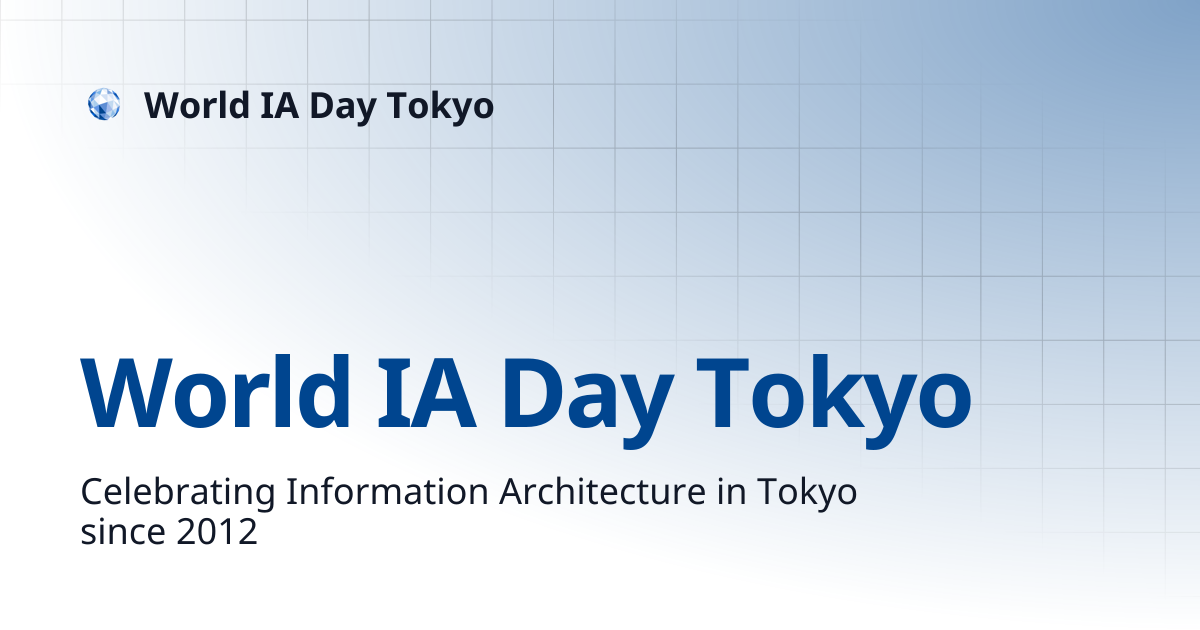 World IA Day Tokyo